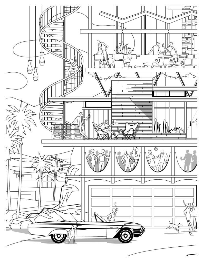 Announcing our mid-century modern colouring-in competition for ...